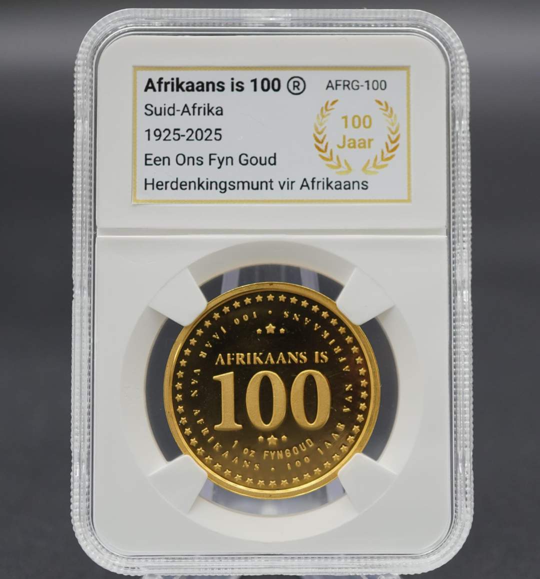 Laaste goue munt van Afrikaans 100-reeks kan vir rekordprys opgeveil ...