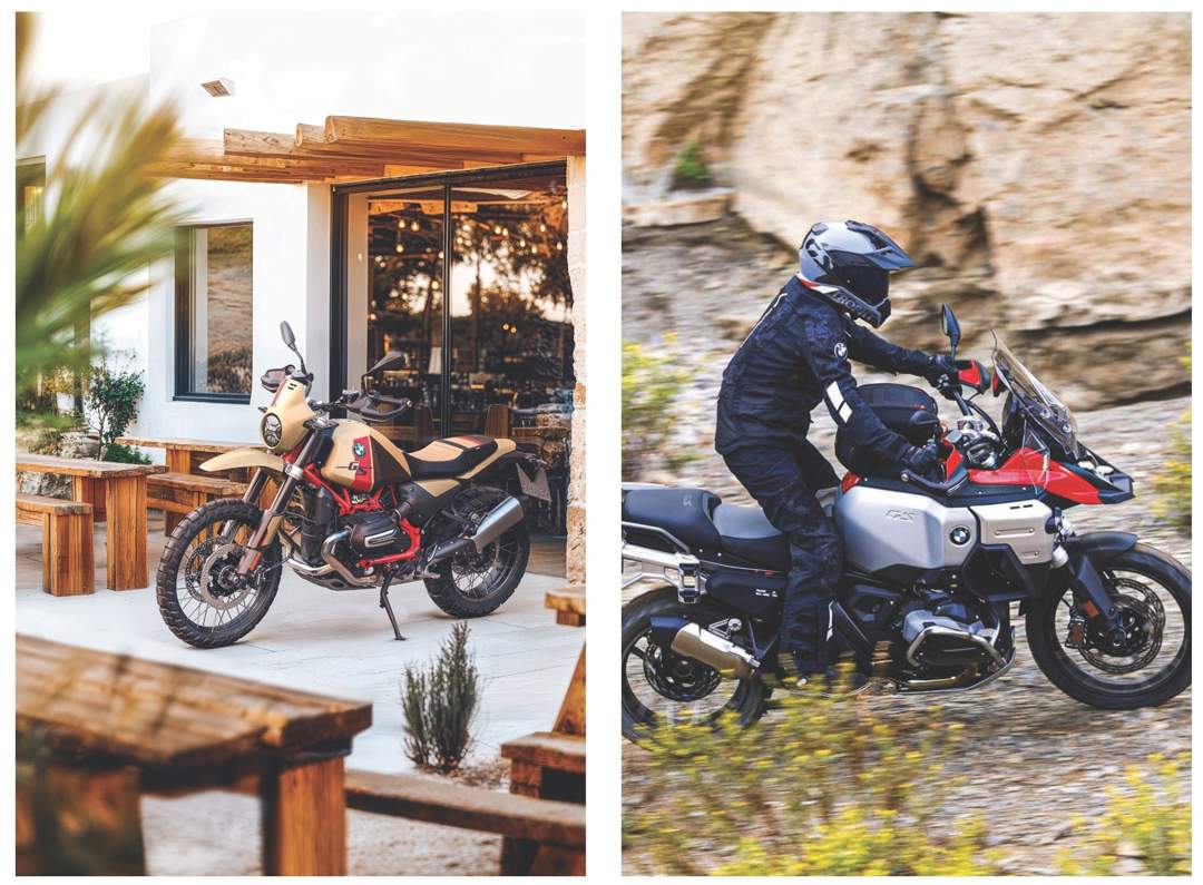 Moderne tegnologie of ouderwetse sjarme? Twee BMW-motorfietse getoets ...